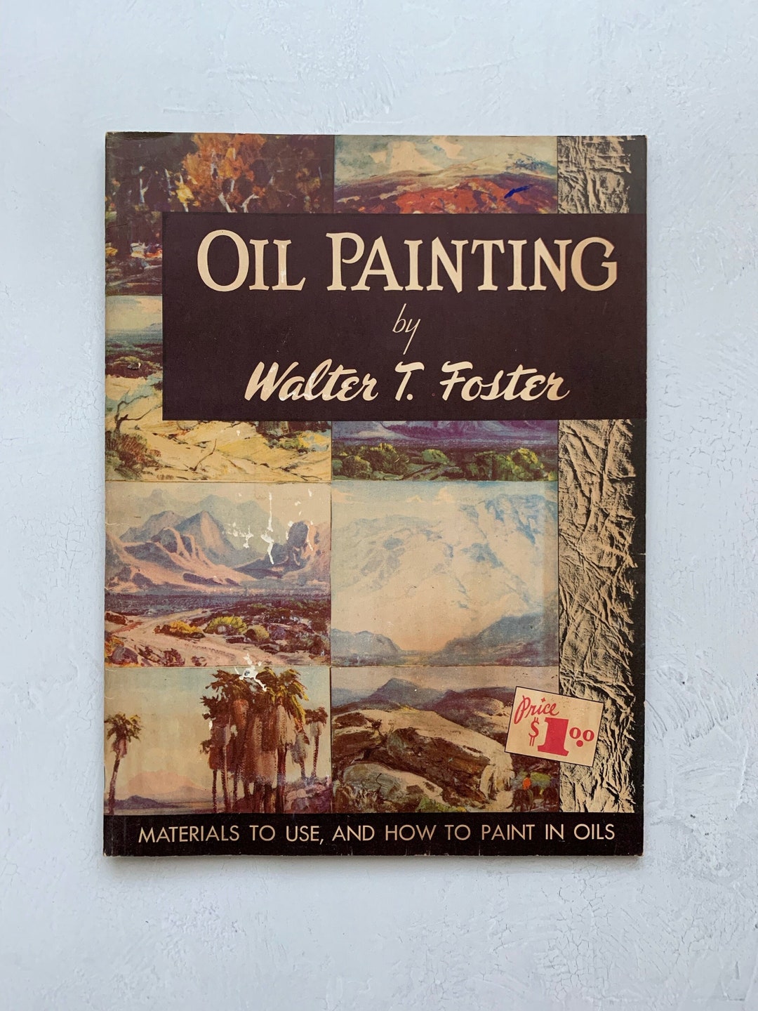Vintage Oil Painting Art Book by Walter T. Foster - Etsy