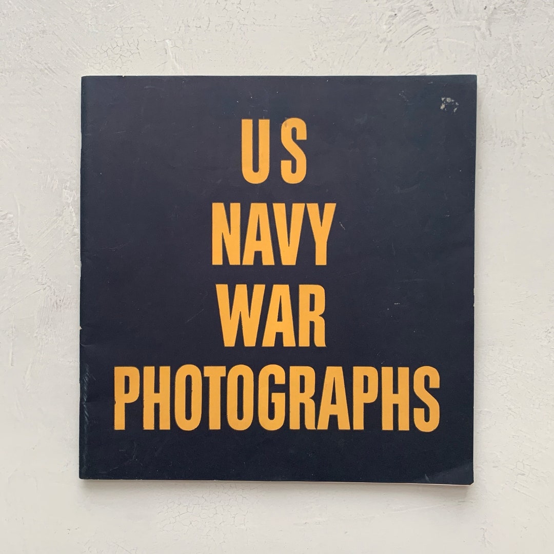 Vintage US Navy War Photographs Book - Etsy