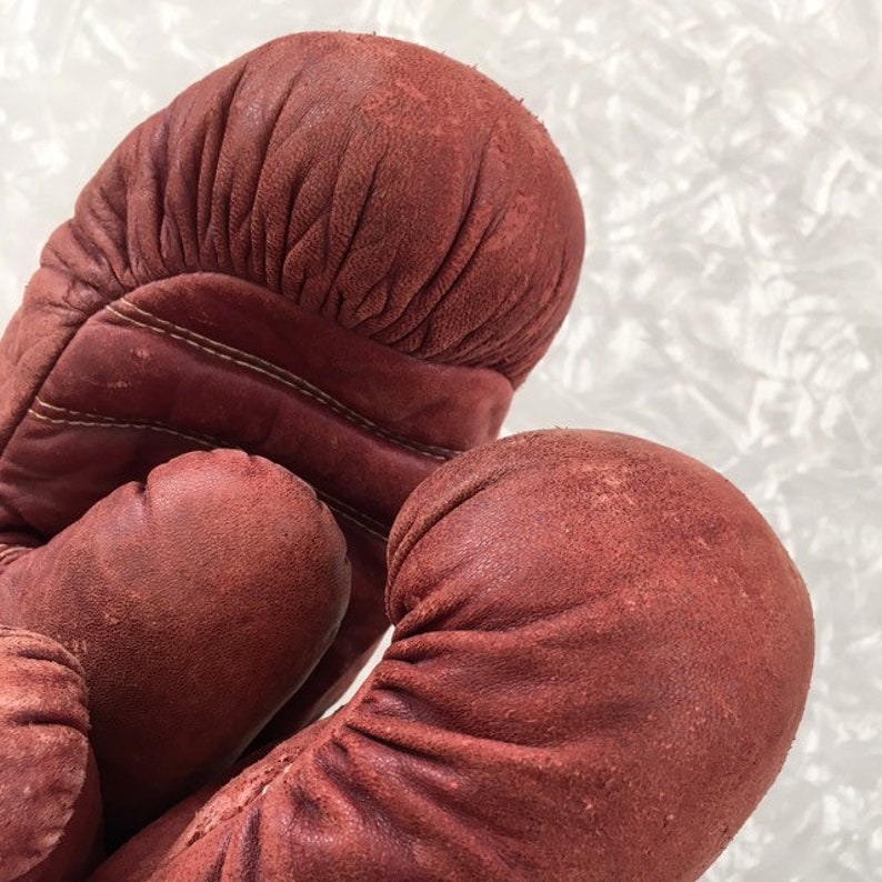 Boxing Gloves Vintage Sports Decor | Etsy