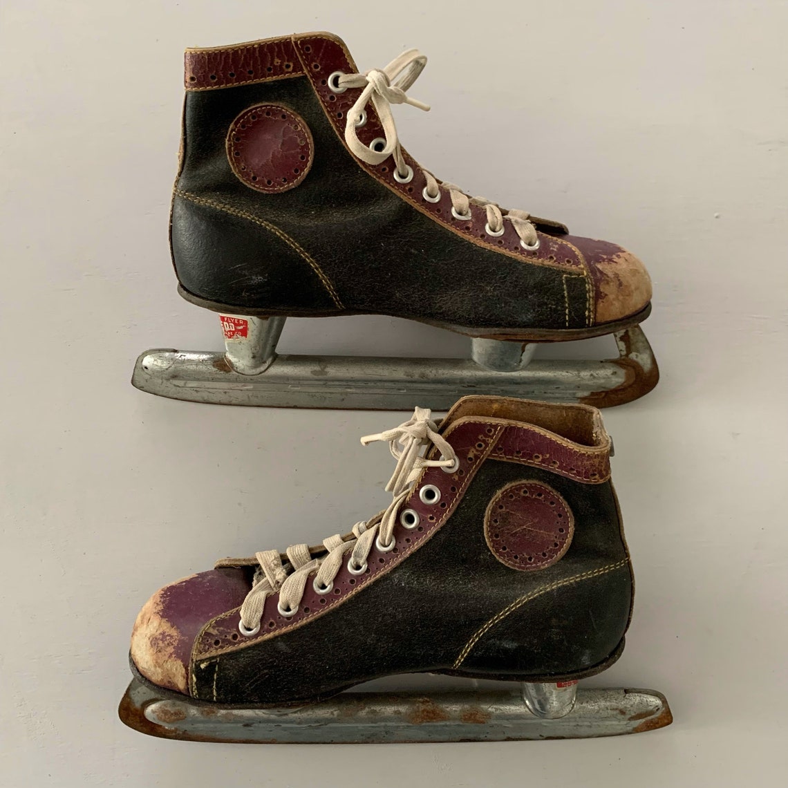 Vintage Ice Skates Winter Decor - Etsy
