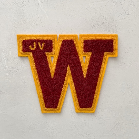 Vintage School Letter W - Gem