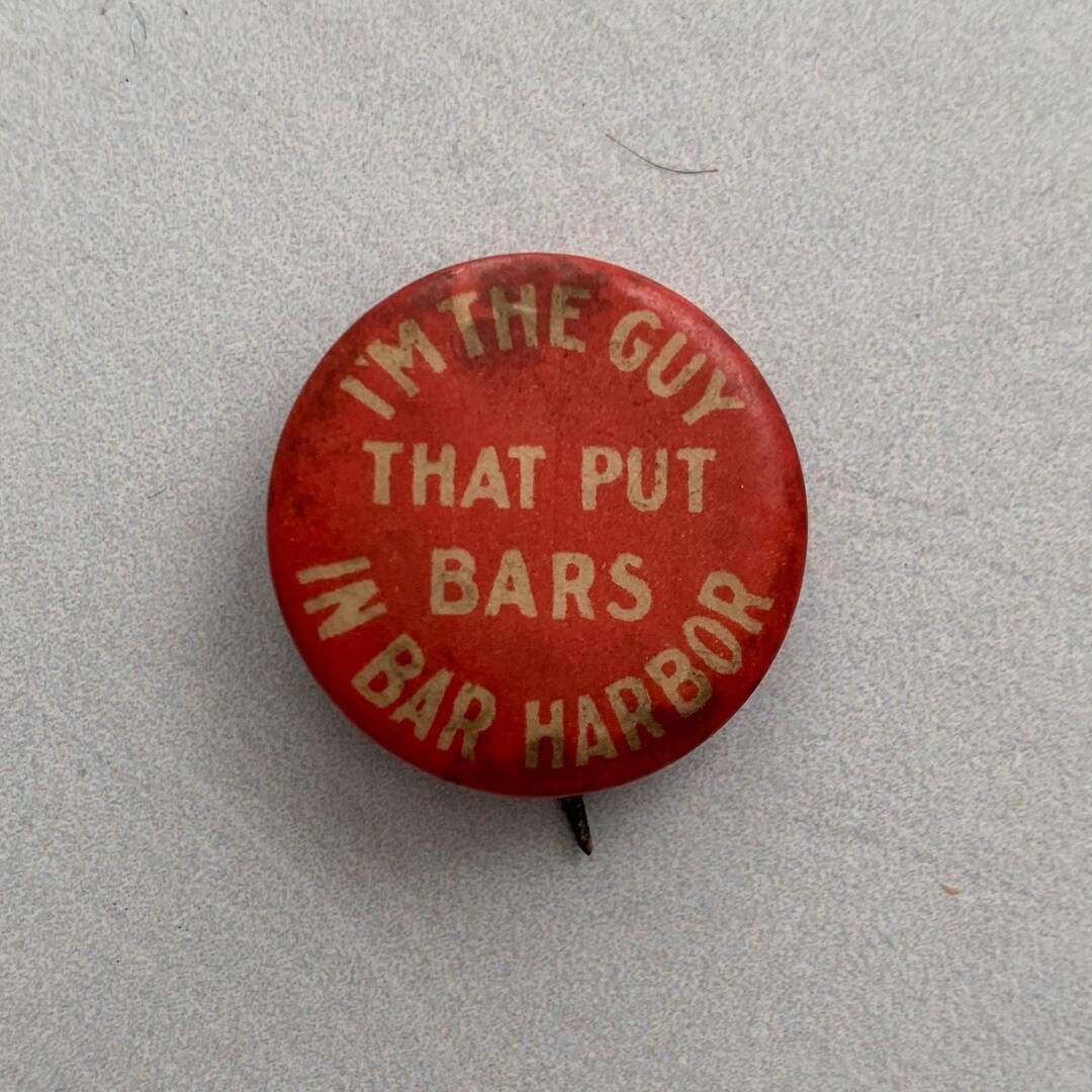 Vintage I'm the Guy Pin Bar Harbor - Etsy