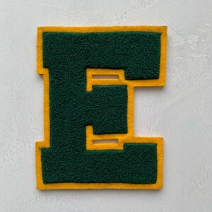 Vintage E School Varsity Letter + Star - Etsy