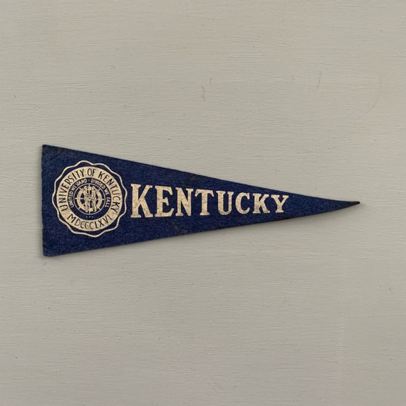 Vintage Kentucky Wildcats Mini Pennant | Etsy