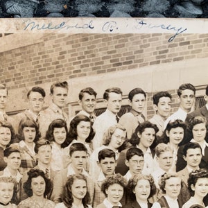 Vintage Panoramic Photo Mary E Curley School 1945 - Etsy