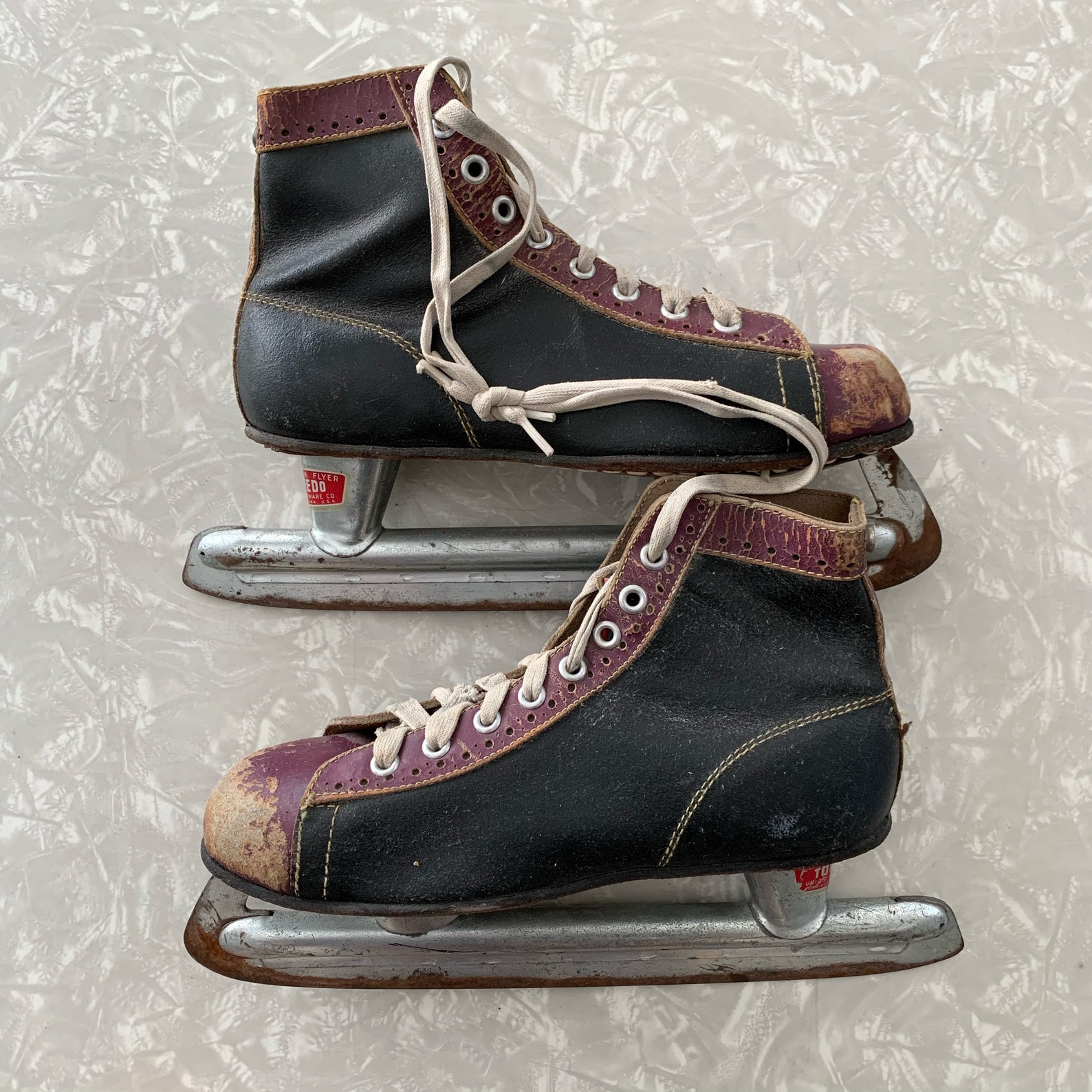 Vintage Ice Skates Winter Decor | Etsy