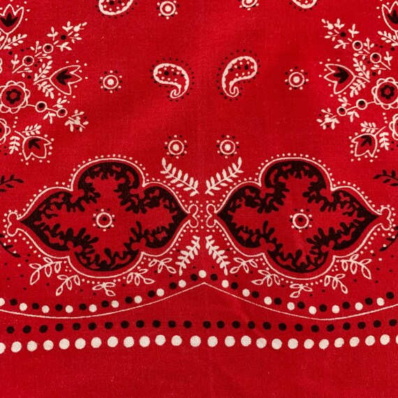 Vintage Red Bandana - Gem