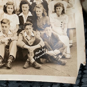 Vintage Panoramic Photo Mary E Curley School 1945 - Etsy