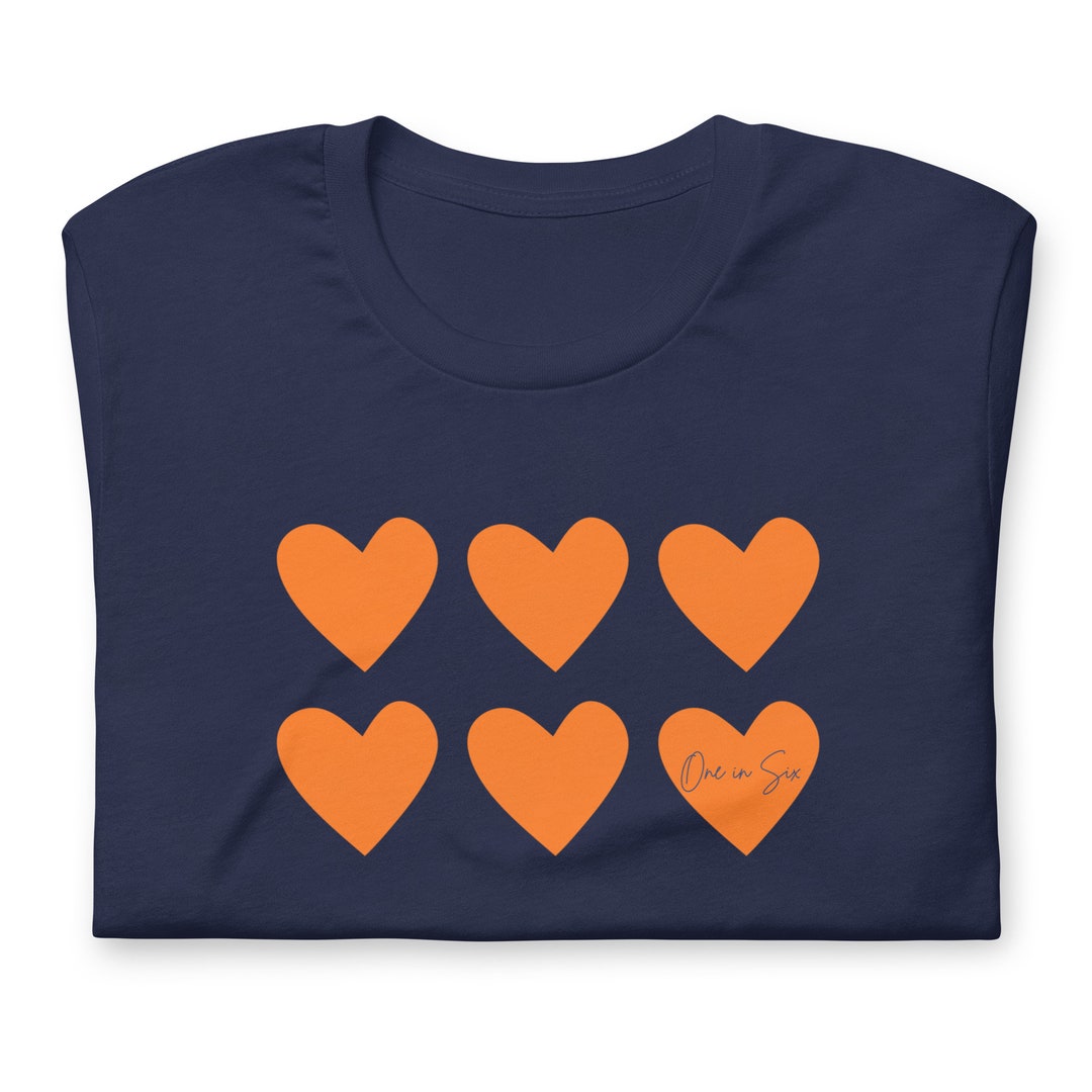 One in Six Infertility Awareness Shirt, Orange 1 in 6 Tshirt, IVF ...