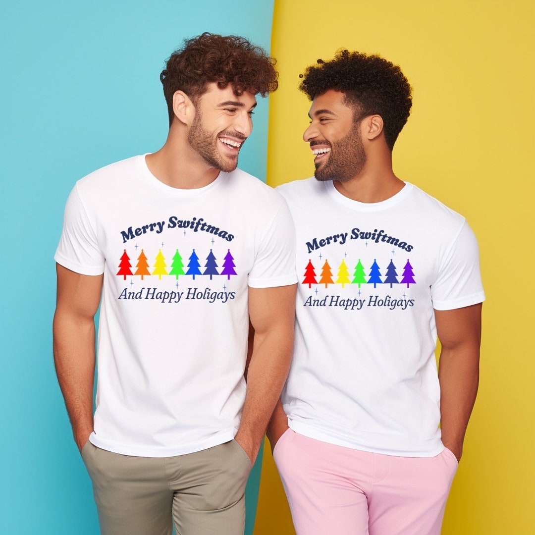 Merry Swiftmas and Happy Holigays Shirt Pride Christmas Gift - Etsy