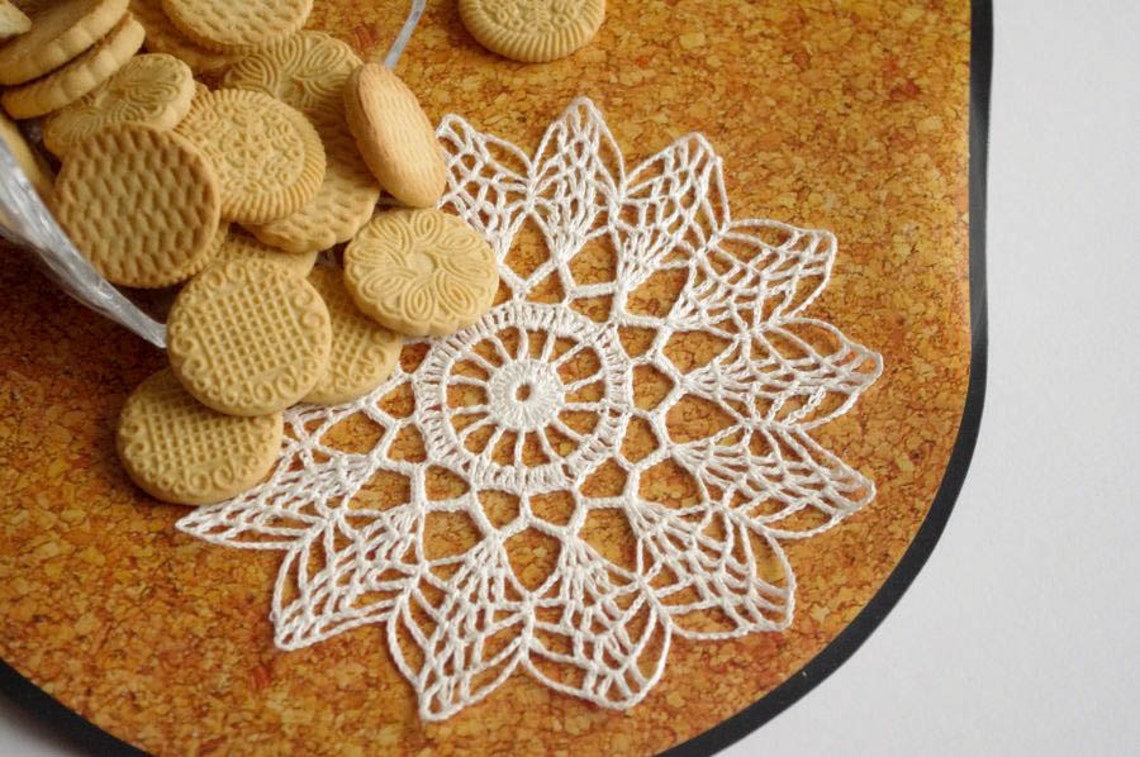 Crochet Doily Small Doily Lace Doilie Small Crochet Doilies - Etsy ...