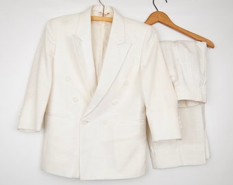 Ivory Linen Suit | Etsy