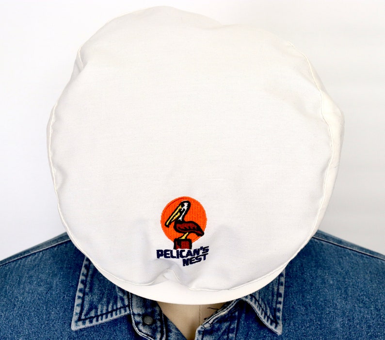 1970s-80s Captain's White Flat Cap / One-size-fits-all - Etsy