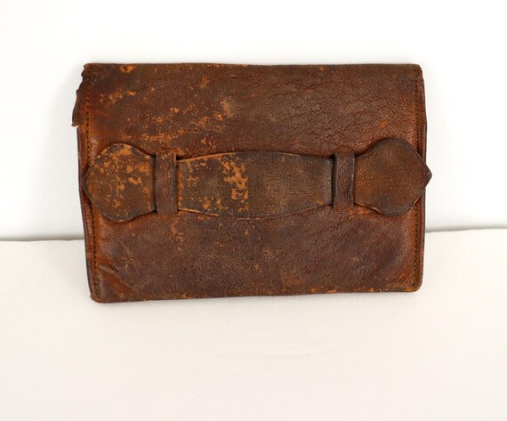 1920s Leather Wallet for 'Dance Card' (or coin purse … - Gem
