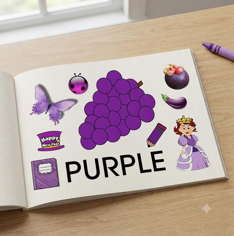 Kids Color Learning Workbook | Printable Toddler Activity Sheets | Pre ...