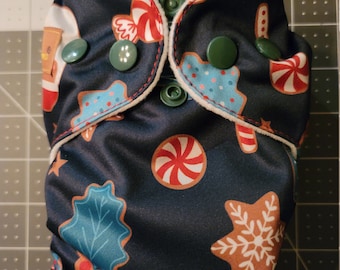 Christmas Diaper | Etsy