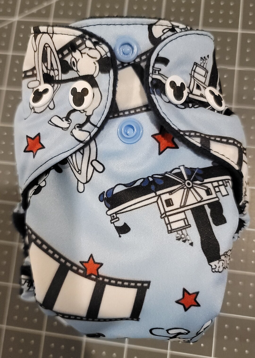 Mouse AIO Newborn Diaper - Etsy