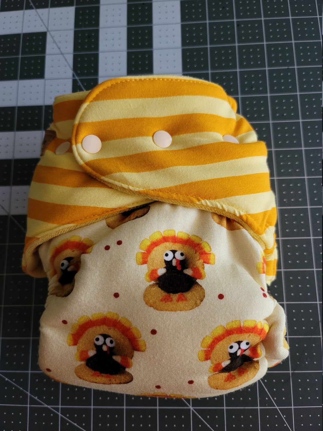 Turkey Fitted Cloth Diaper - Etsy