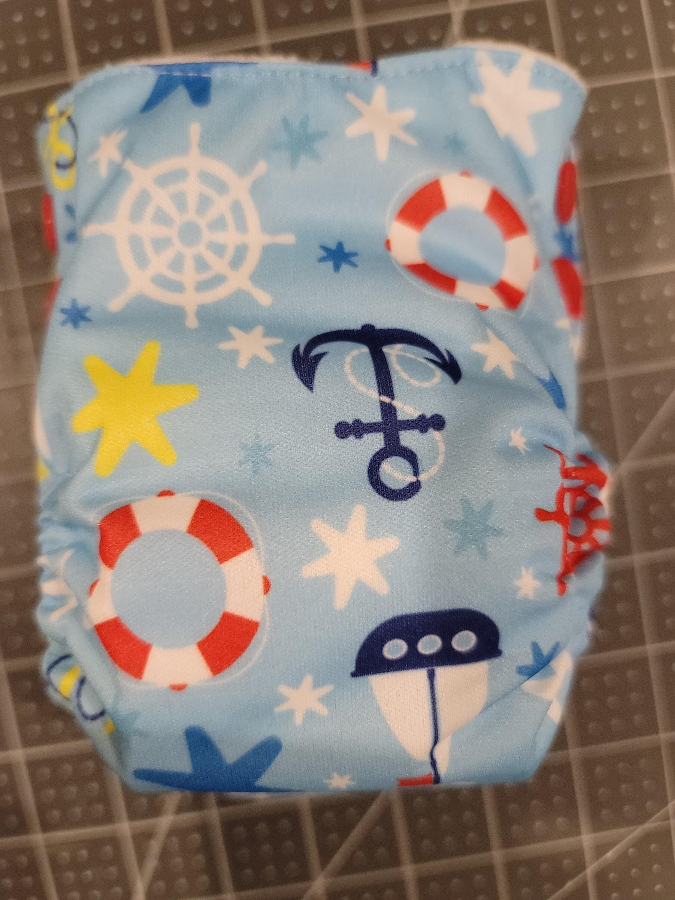 Newborn Side Snap Closure AIO Diapers - Etsy