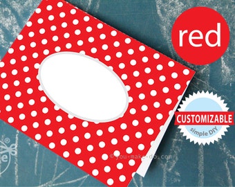 Polka Dot Place Cards - Etsy