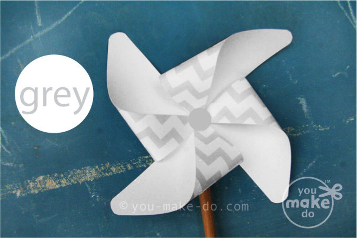 INSTANT DOWNLOAD Grey Chevron Banner Printables Birthday - Etsy