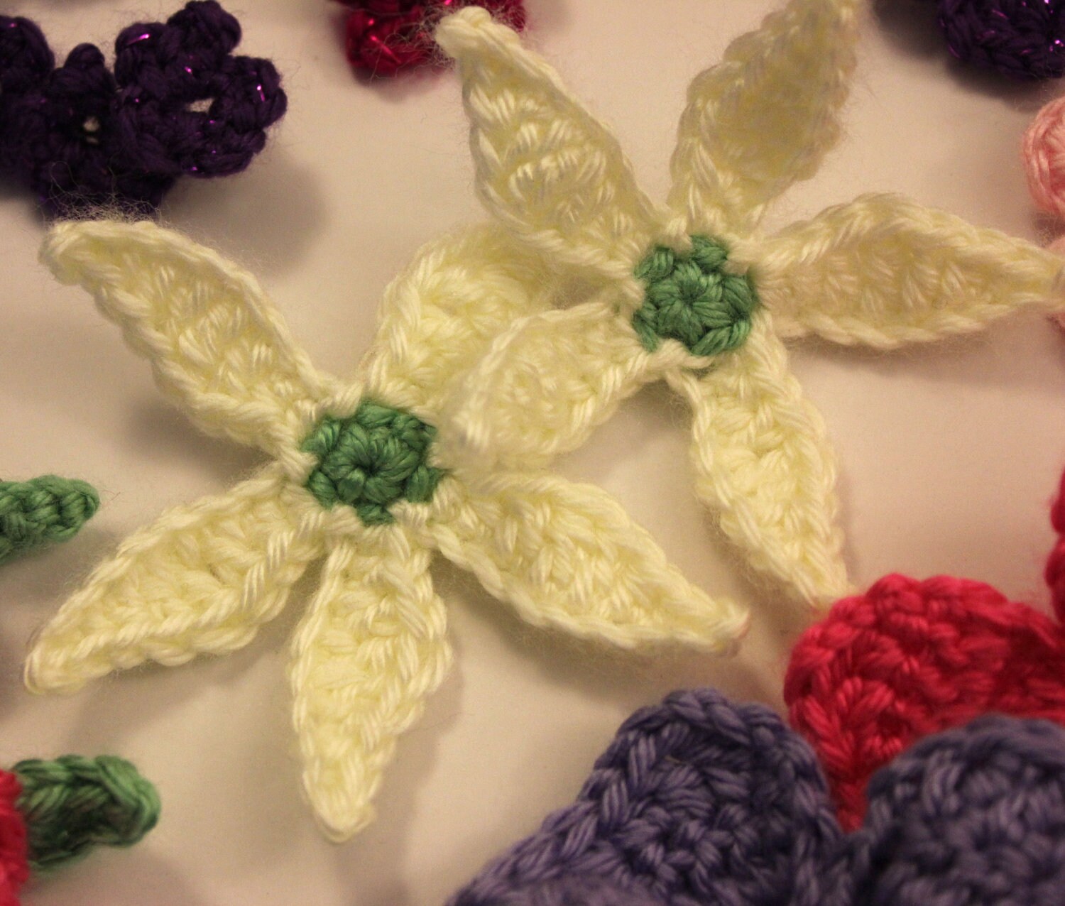 English PATTERN Instant Flower Number 1 Applique - Etsy