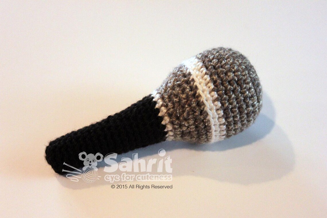 PATTERN Instant Download Play Microphone Rattle Crochet Toy Baby - Etsy