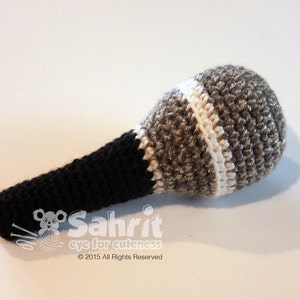 PATTERN Instant Download Play Microphone Rattle Crochet Toy Baby - Etsy