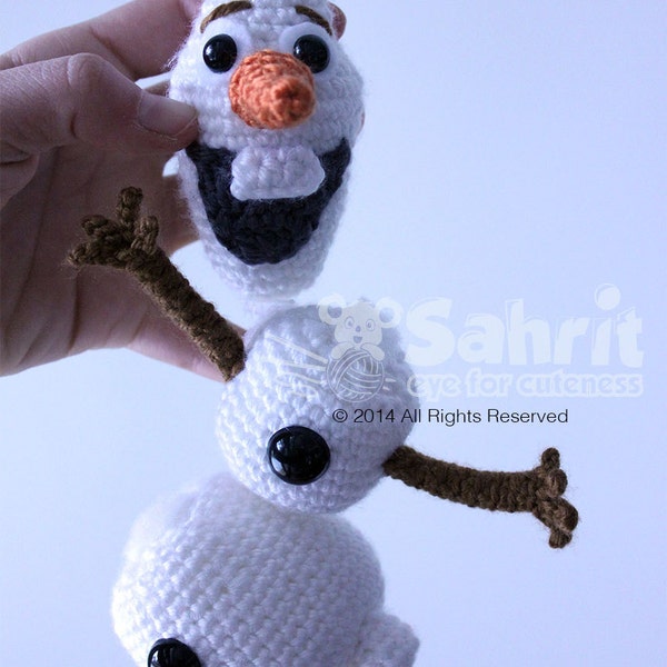 Crochet Olaf - Etsy