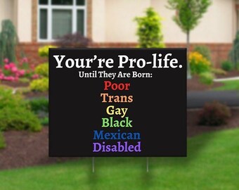 Roe V Wade Yard Sign - Etsy