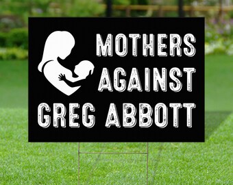 Greg Abbott Yard Sign - Etsy