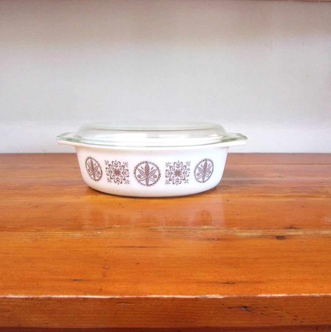 Promotional Pyrex Hex Signs Oval Casserole 2 1/2 Quart - Etsy