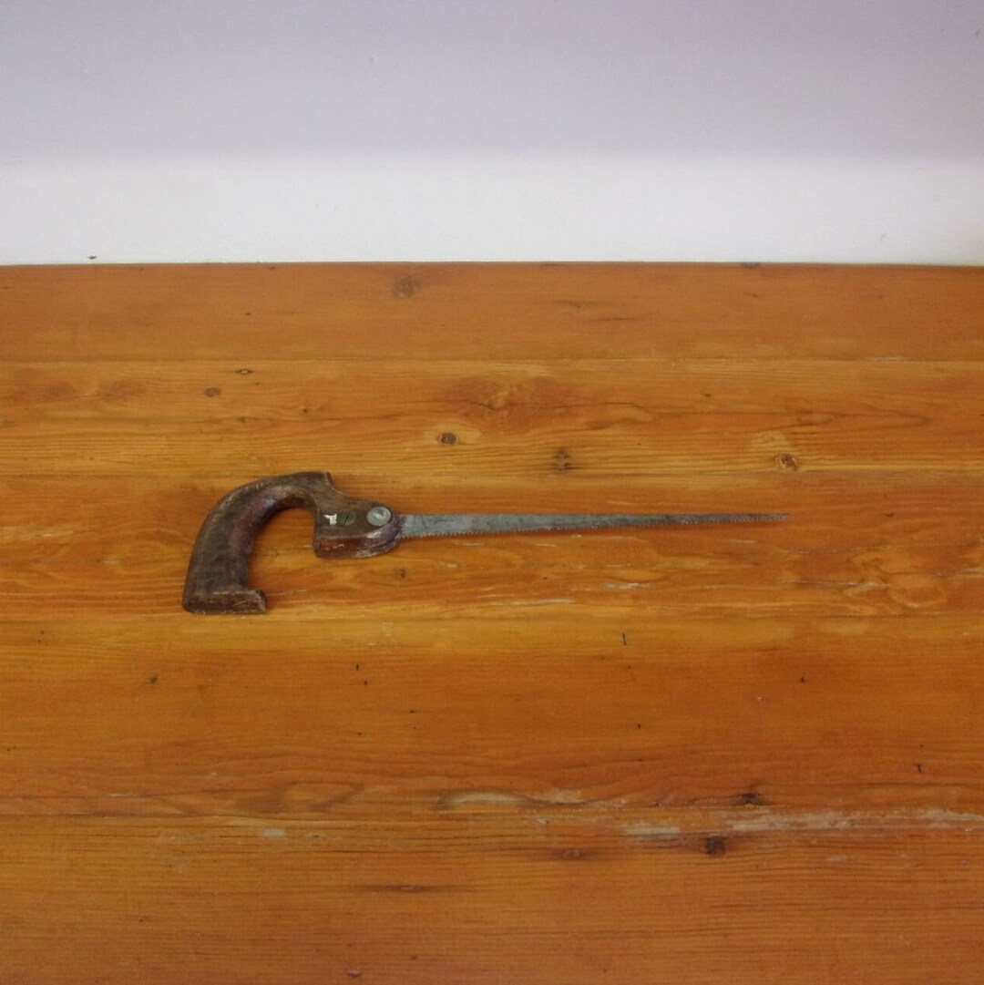 Antique Vintage Craftsman Small Saw Keyhole Nail - Etsy