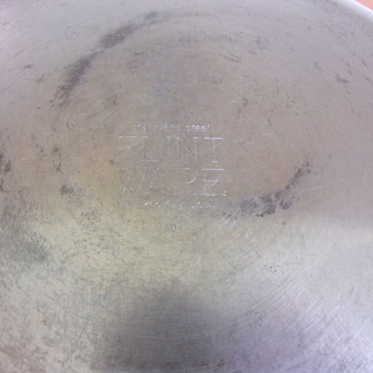 Vintage Flint Ware by Ekco Stainless Steel Pan Skillet - Etsy