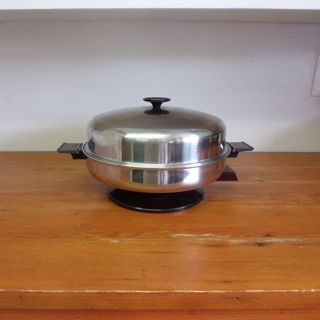 Vintage West Bend Electric Fry Pan Fryer Cooker - Etsy