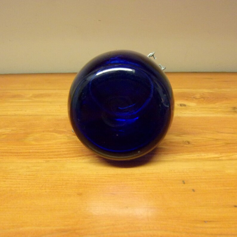 Vintage Cobalt Blue Glass Bail Top Canning Jar 001WE - Etsy