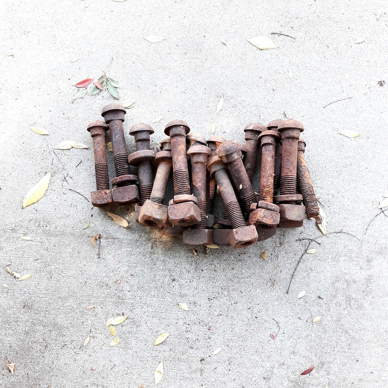 Antique Vintage Railroad Bolts With Nuts - Etsy