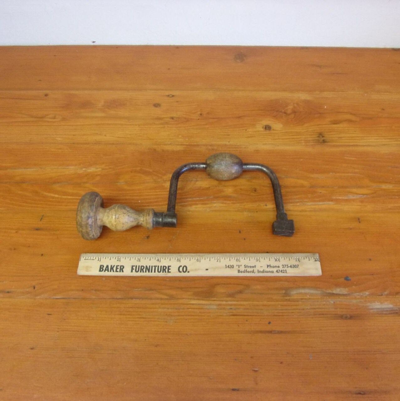 Antique Vintage French Twist Brace Small Sweep Hand Drill - Etsy