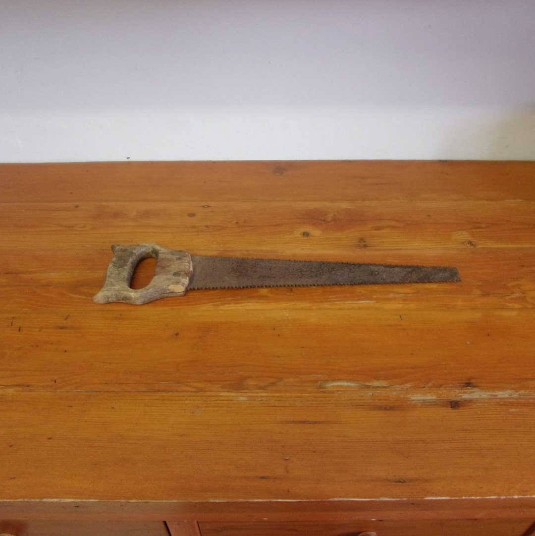 Vintage Two Sided Saw - Etsy