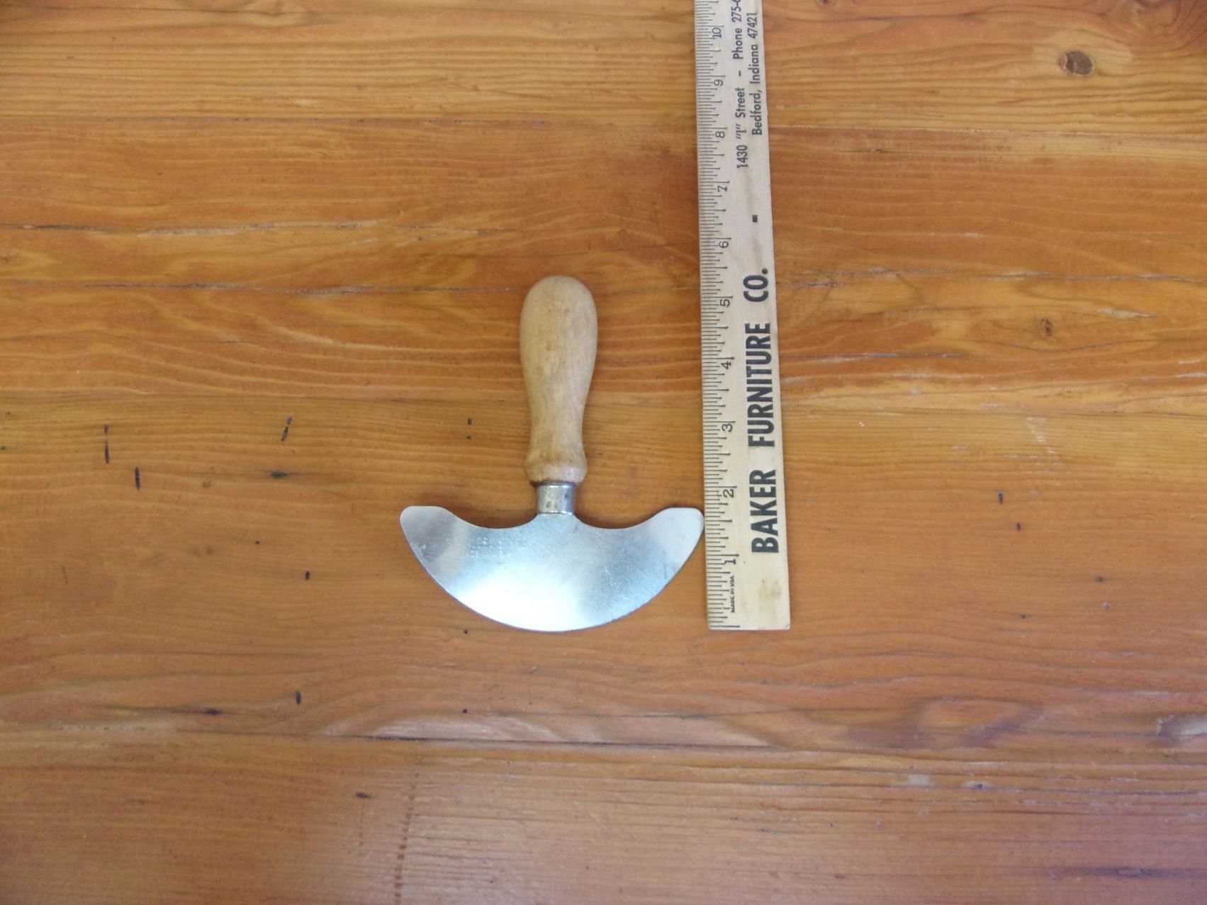 Vintage Stainless Steel Rocking Chopper Rounded Handle - Etsy