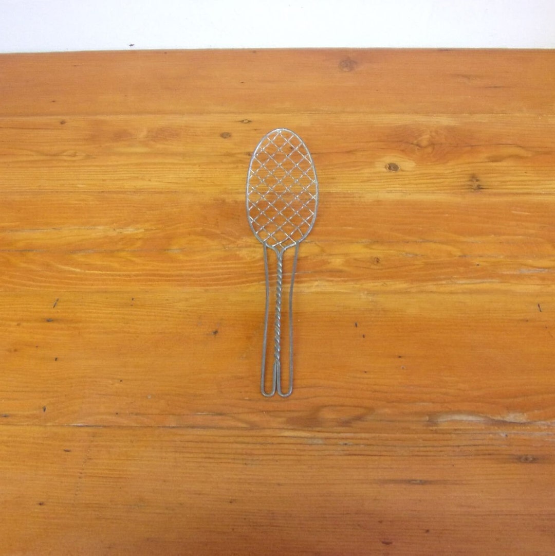 Antique Vintage Wire Whisk Egg Beater Diamond Weave Braided Handle 004 ...