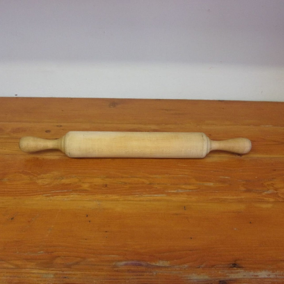 Vintage Primitive Turned Wood Rolling Pin 011 - Etsy