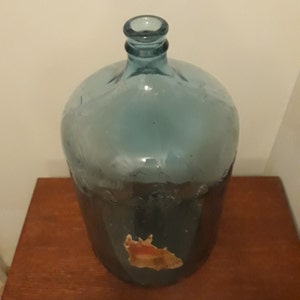 Vintage Arrowhead Puritas Blue Glass 5 Gallon Jug Bottle Carboy - Etsy
