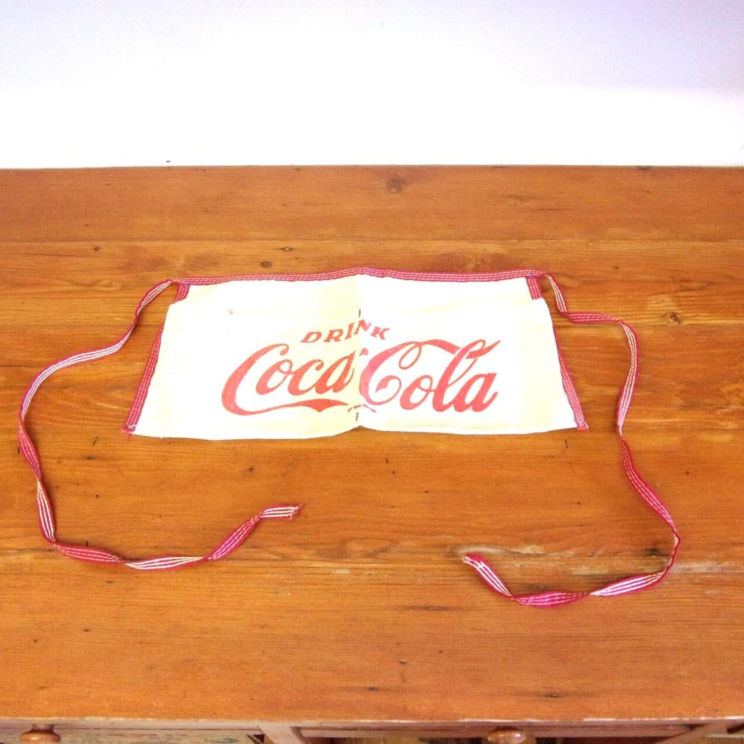 Vintage Coca Cola Advertising Apron - Etsy