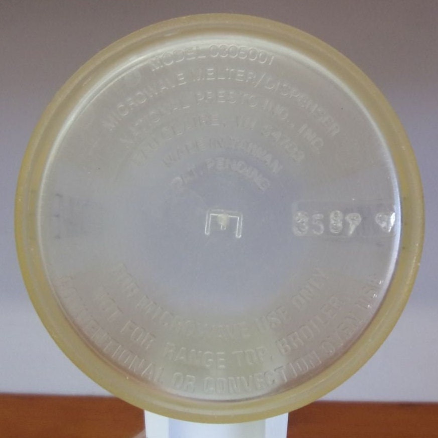 Vintage Presto Hot Topper Microwave Butter Melter Dispenser - Etsy