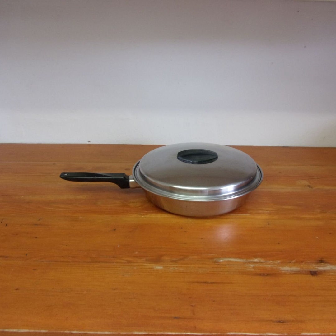 Vintage Flint Ware by Ekco Stainless Steel Pan Skillet - Etsy