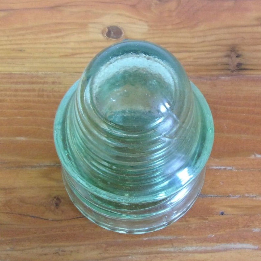 Rare Vintage Mclaughlin Green Glass Insulator No 19 - Etsy