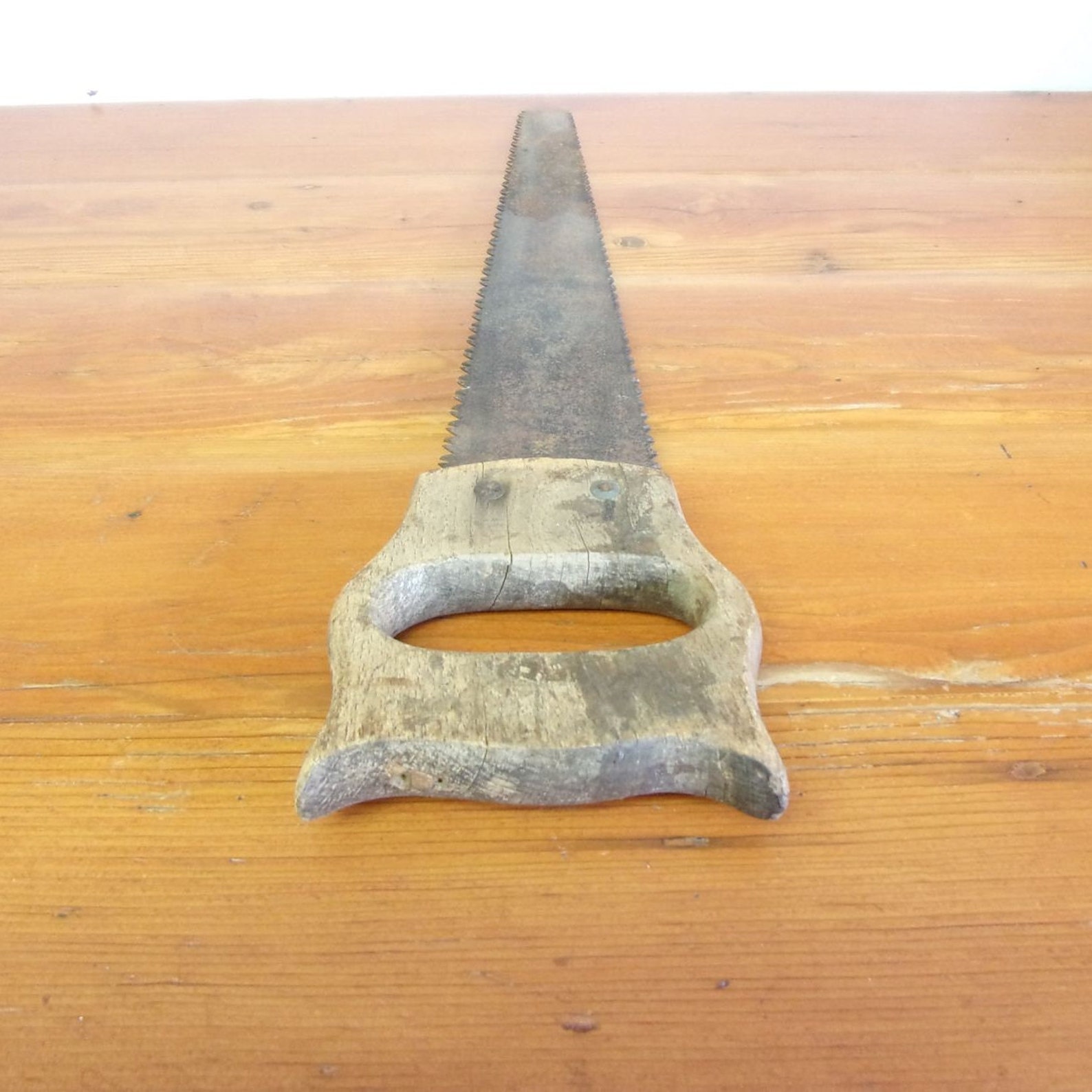 Vintage Two Sided Saw - Etsy