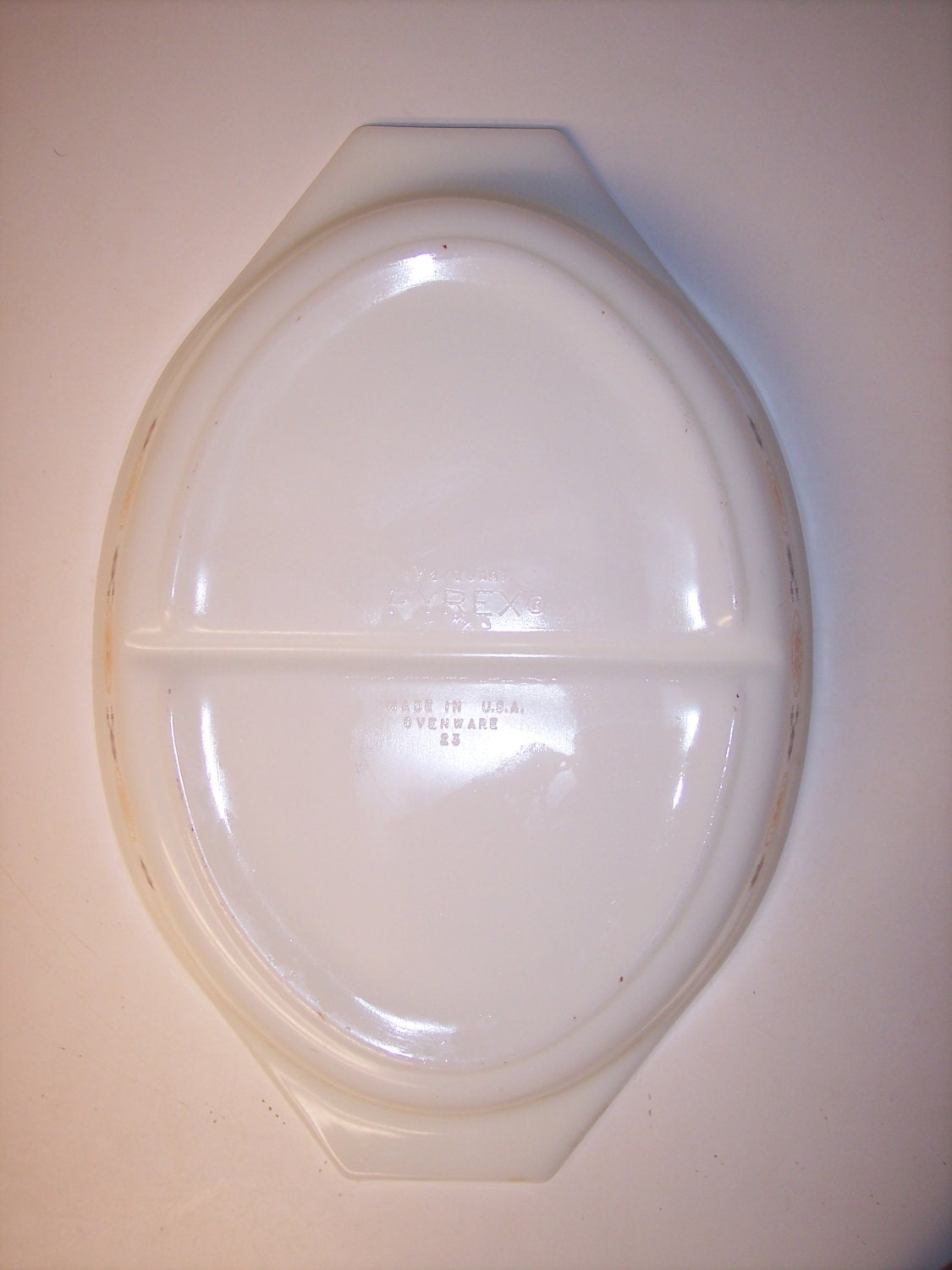 Vintage Pyrex Divided Dish Casserole in Town and Country - Etsy