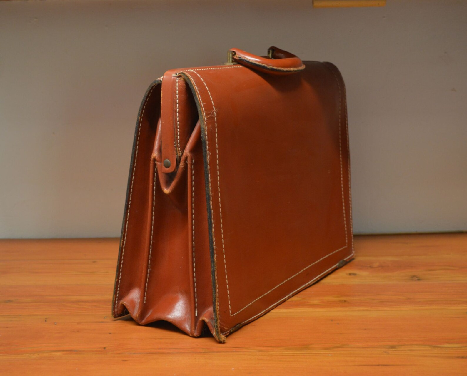 Vintage Bosca Built Leather Briefcase Hugo Bosca De Vry Tech Leather ...